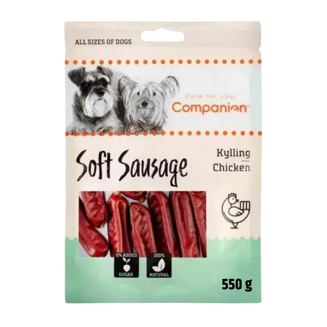 Companion - Soft Sausage Kylling, 550g