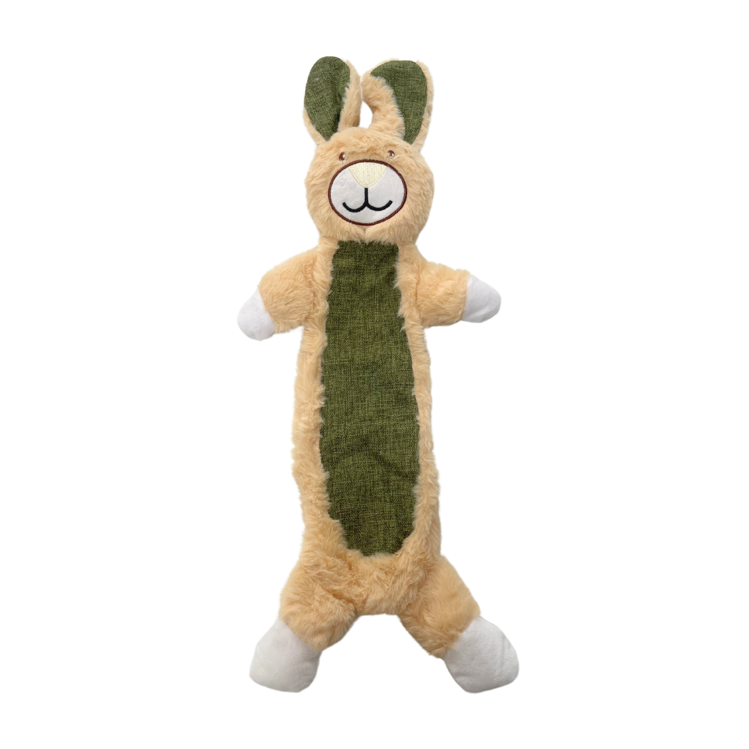 Kaninen Ninus bamse med knitreeffekt, 50cm