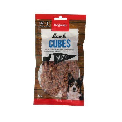 Dogman - Lamb cubes, 80-300g